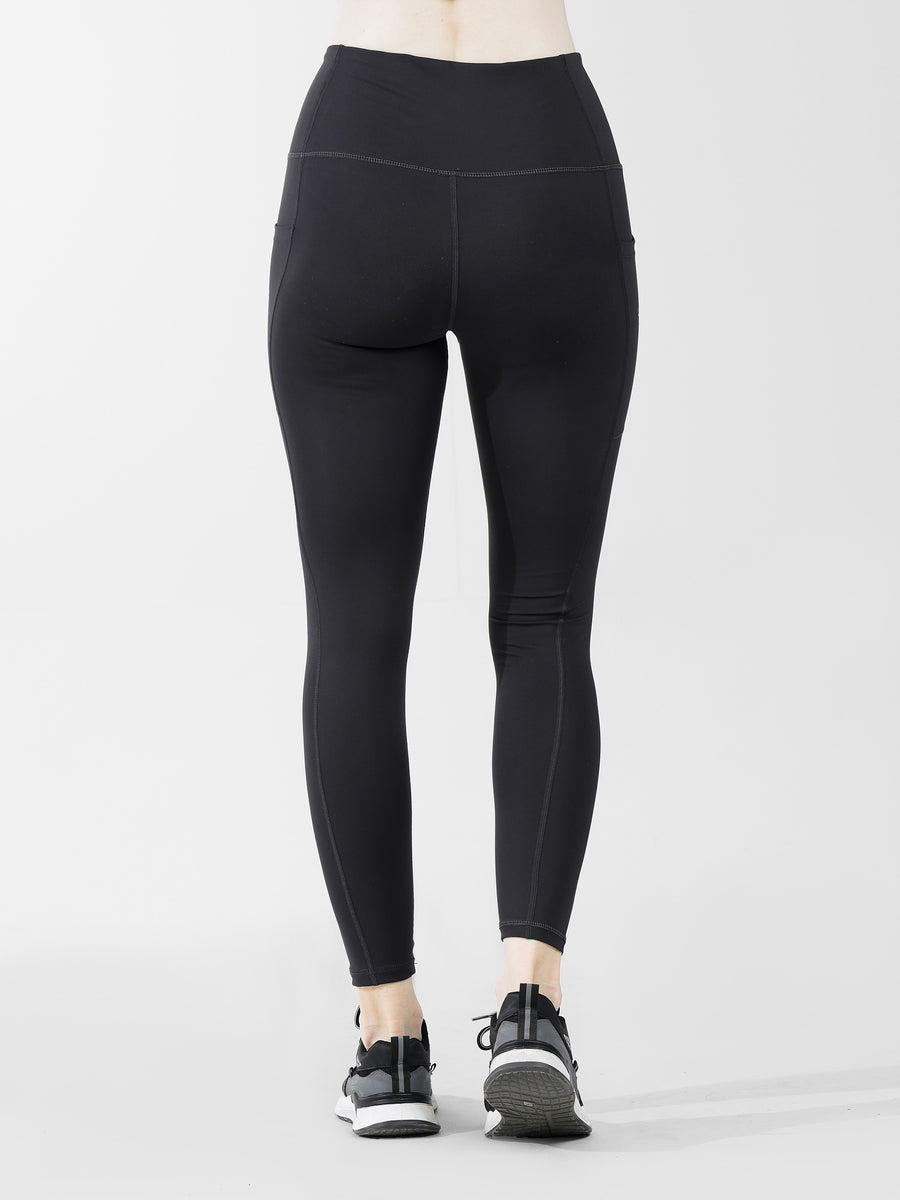 Dark Grey Pocket Legging – Leerafit