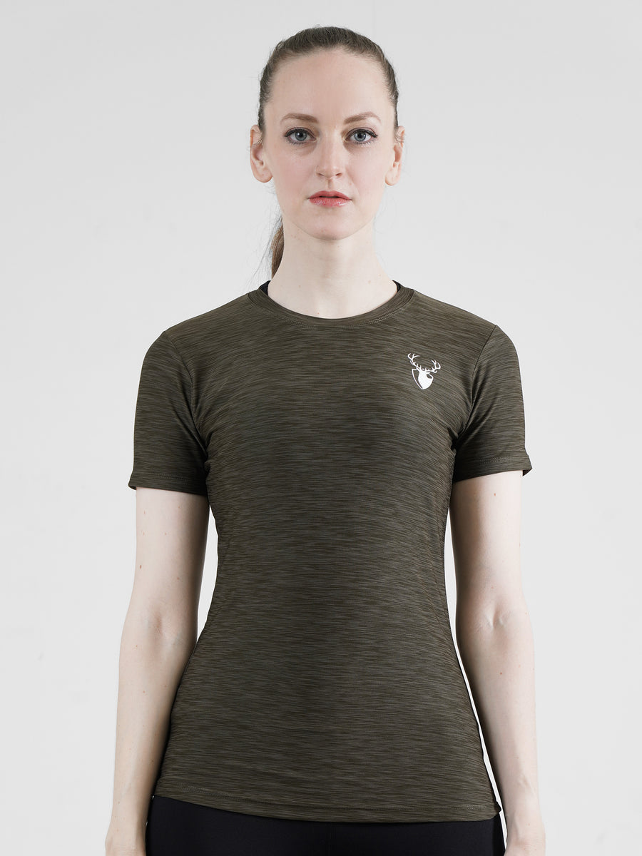 Heritage Training Tee in Olive – Leerafit